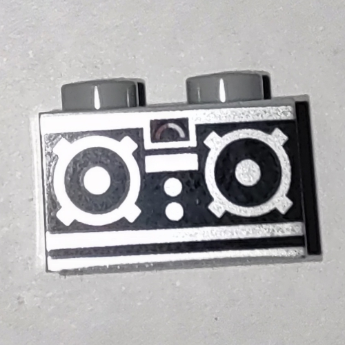 LEGO PART 3004pr0035 Brick 1 x 2 with Remote Control Turn Buttons print ...