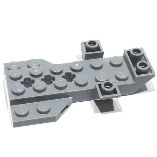 LEGO PART 3536 Plate Special 4 x 7 with 3 Slopes, Wedges, 3 Axle Holes ...