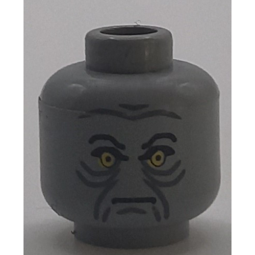 LEGO PART 3626bpr0206 Minifig Head Palpatine (Emperor), Angry Eyebrows ...