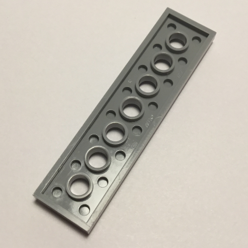 LEGO PART 3738 Technic Plate 2 x 8 [7 Holes] | Rebrickable - Build with ...