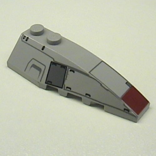 LEGO PART 41747pr0011 Wedge Curved 6 x 2 Right with Mini AT-TE Print ...