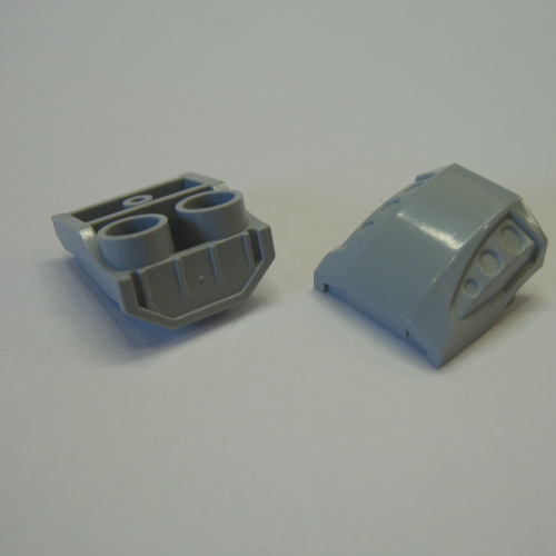 LEGO PART 44675 Slope Curved 2 x 2 No Studs - 3 Recessed Side Ports ...