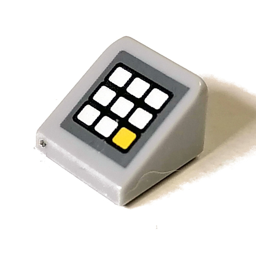 LEGO PART 54200pr0004 Slope 30° 1 x 1 x 2/3 (Cheese Slope) with Keypad ...