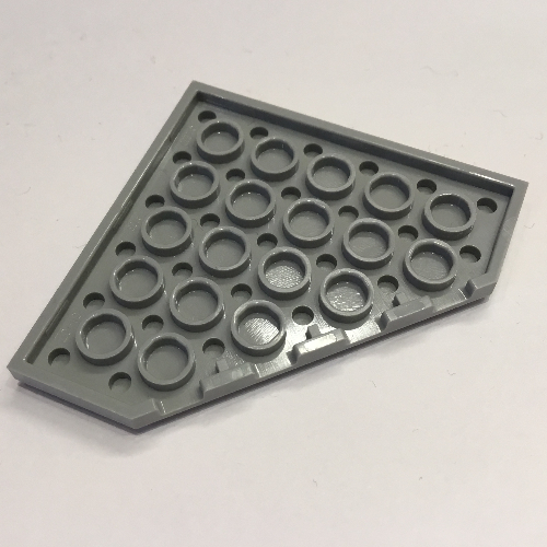 LEGO PART 6106 Wedge Plate 6 x 6 Cut Corner | Rebrickable - Build with LEGO