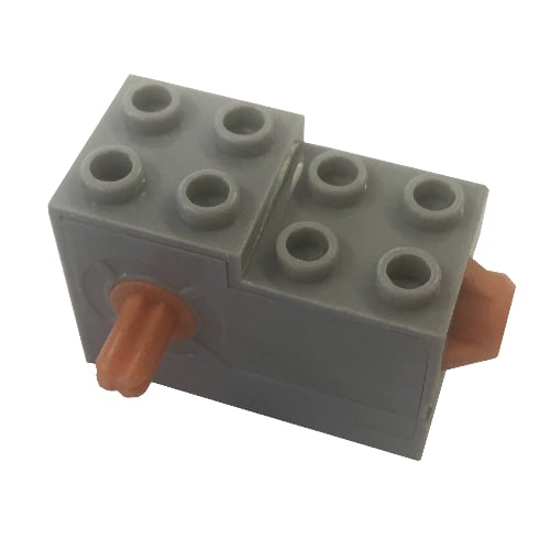 LEGO PART 61100c01 Windup Motor 2 x 4 x 2 1/3 with Orange Release ...