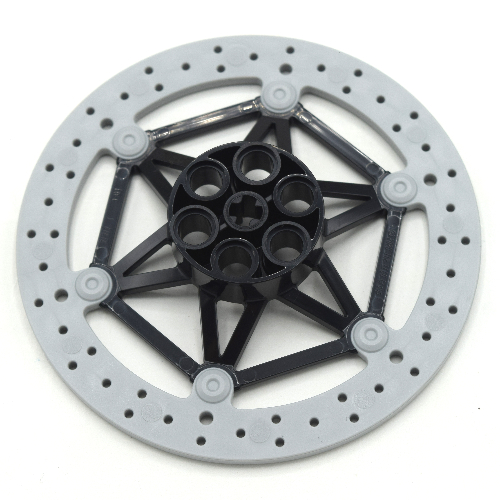 LEGO PART 71711pat0001 Brake Disc 8 x 8 with Black Center Pattern ...