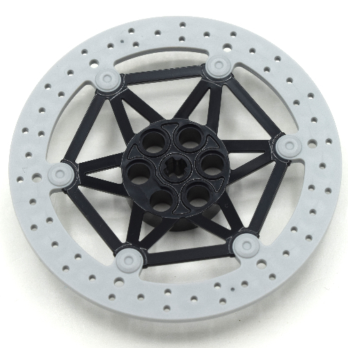 LEGO PART 71711pat0001 Brake Disc 8 x 8 with Black Center Pattern ...