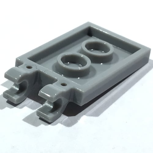 LEGO PART 65886 Tile Special 2 x 3 with 2 Clips without Tab between ...