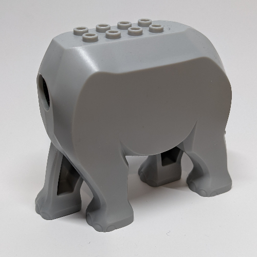 LEGO PART 77071 Animal Body Part, Elephant Body with 8 Studs ...