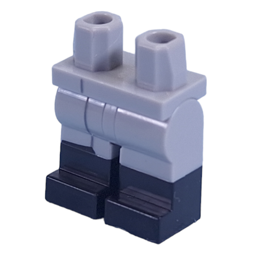 LEGO PART 970c14pat03pr0002 Hips with Light Bluish Gray Legs and Black ...
