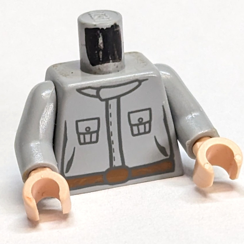 LEGO PART 973c14h02pr1236 Torso Rebel Technician Uniform Print, Light ...