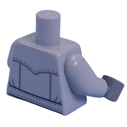 LEGO PART 973c14h12pr0001 Torso, Trenchcoat, White Shirt, Dark Blue Tie ...