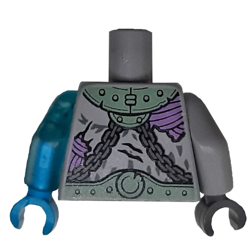 LEGO PART 973d27pr2686 Torso, Odd Arms and Hands, Armor, Chains and ...