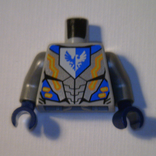 LEGO PART 973c30h05pr3151 Torso Armor, Blue and White Shield with ...