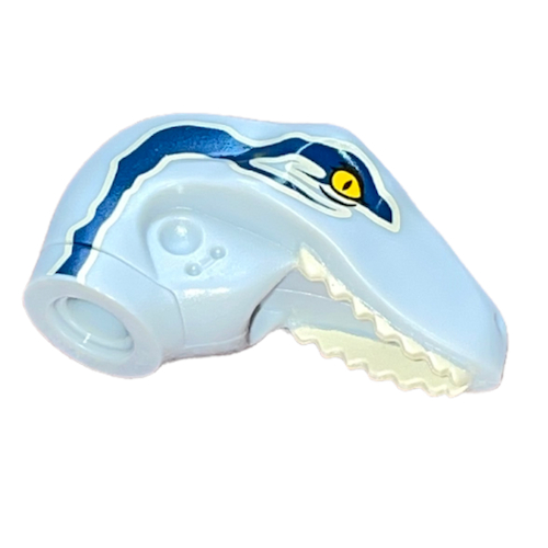 LEGO PART 98065pr0013 Animal Body Part, Dinosaur, Raptor Head with Tan ...