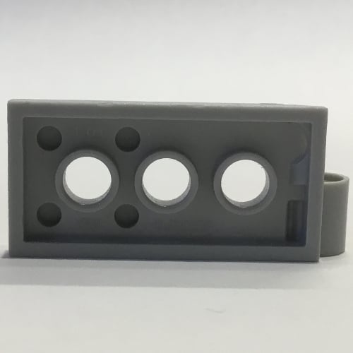 LEGO PART 98285 Hinge Plate 2 x 4 with Pin Hole with 3 Holes - Bottom ...