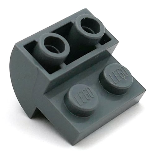 LEGO PART 1750 Slope Curved 2 x 2 Inverted with 1 x 2 Cutouts ...