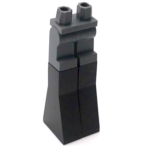 LEGO PART 18386c00 Legs and Hips with Black Sloped Extensions ...