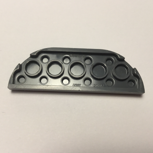 LEGO PART 18980 Plate Round Corners 2 x 6 Double | Rebrickable - Build ...