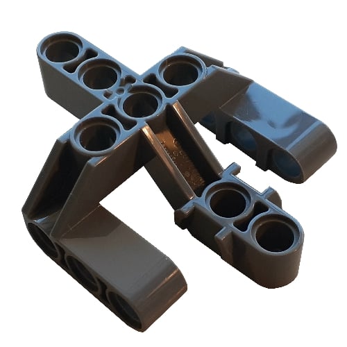 LEGO PART 19086 Technic Beam 5 x 5 x 2 Perpendicular Fork 3 Fingers ...