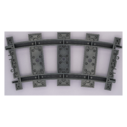LEGO PART 2827 Vehicle Track, Train, Plastic (RC Trains) Curved ...