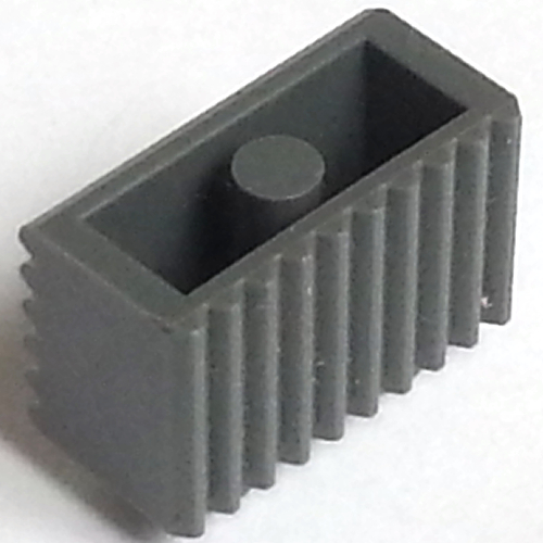 LEGO PART 2877 Brick Special 1 x 2 with Grille | Rebrickable - Build ...