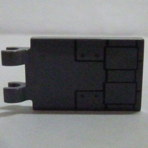 LEGO PART 30350bpr0016 Tile Special 2 x 3 with 2 Clips with Black Lines ...