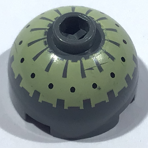 LEGO PART 30367bpr0001 Brick Round 2 x 2 Dome Top, Blocked Open Stud ...