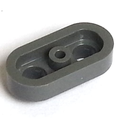 LEGO PART 35480 Plate Special 1 x 2 Rounded with 2 Open Studs ...