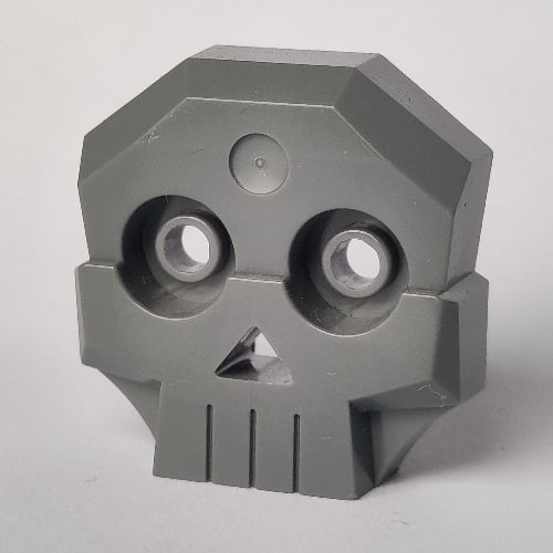 LEGO PART 47990 Skull 1 x 4 x 3 Relief with Two Pins | Rebrickable ...