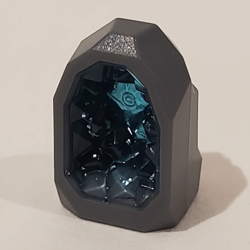 LEGO PART 49656pat0004 Geode / Rock with Trans-Light Blue Crystal ...