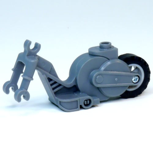 LEGO PART 69869c01 Vehicle Base, Motorcycle Chassis with Light Bluish ...