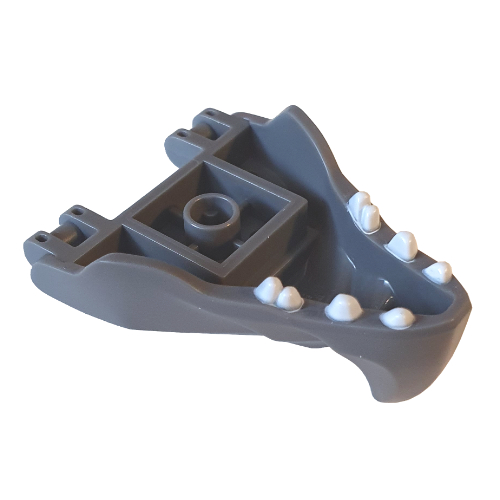 LEGO PART 76923pr0001 Creature Body Part, Dragon Head Lower Jaw with 6 ...
