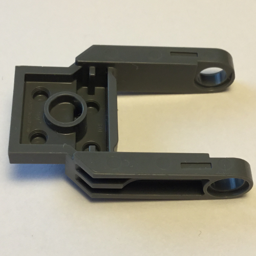 LEGO PART 77598 Wheel Fork with 2 x 2 Plate | Rebrickable - Build with LEGO