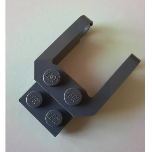 LEGO PART 77598 Wheel Fork with 2 x 2 Plate | Rebrickable - Build with LEGO