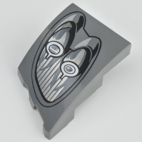 LEGO PART 80178pr0006 Slope Curved 3 x 2 with Stud Notch Right with ...