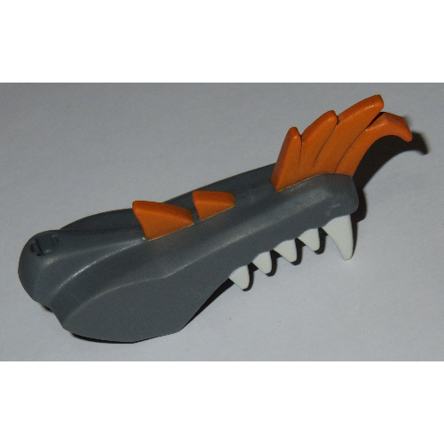 LEGO PART 93072pr0001 Creature Body Part, Dragon Head Lower Jaw with ...