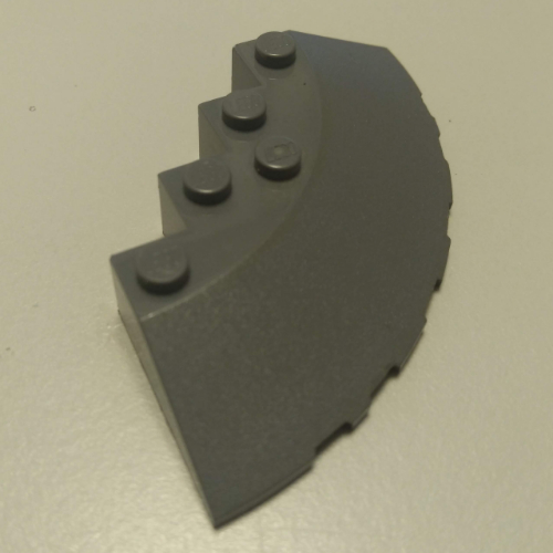 LEGO PART 95188 Brick Round Corner 6 x 6 with 33° Slope and Facet ...