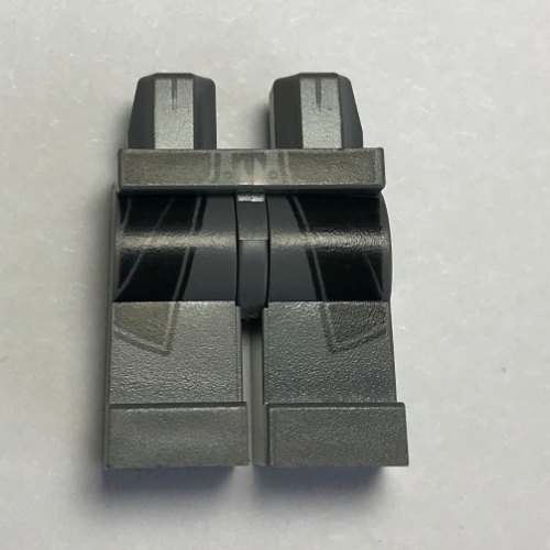 LEGO PART 970c12pr1585 Hips and Dark Bluish Gray Legs with Black ...