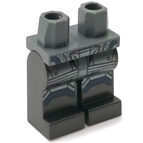 LEGO PART 970c75pr9994 Hips and Pearl Titanium Legs with Silver Leg ...