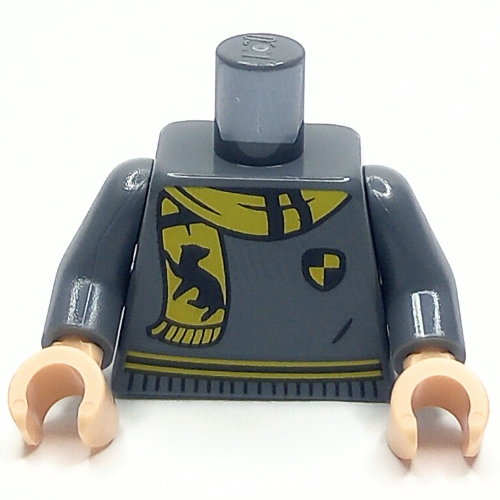 LEGO PART 973c12h02pr0007 Torso, Sweater, Yellow/Black Trim, Crest ...