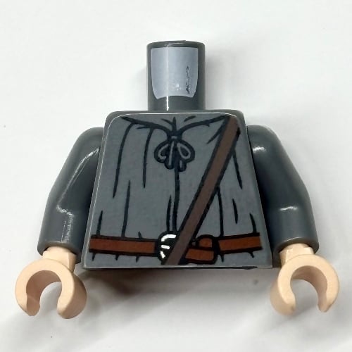 LEGO PART 973c12h02pr6476 Torso, Robe, Dark Brown Strap, Reddish Brown ...