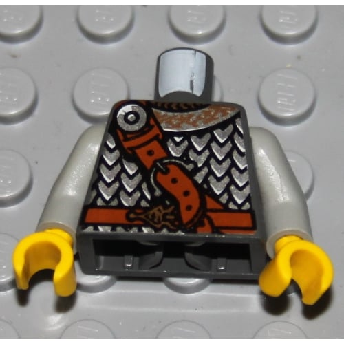 LEGO PART 973c14h01pr0377 Torso Armor, Scale Mail and Diagonal Leather ...