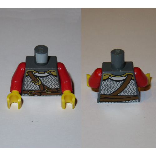 LEGO PART 973c22h01pr1623 Torso Armor with Chest Strap and Belt Front ...