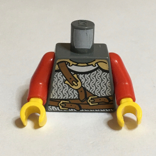 LEGO PART 973c22h01pr1623 Torso Armor with Chest Strap and Belt Front ...