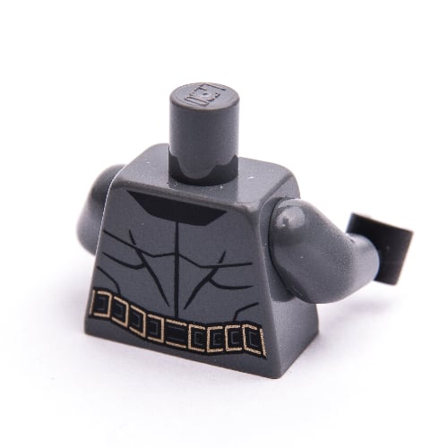 LEGO PART 973c12h03pr4779 Torso Armor, Muscles, Utility Belt, Black ...