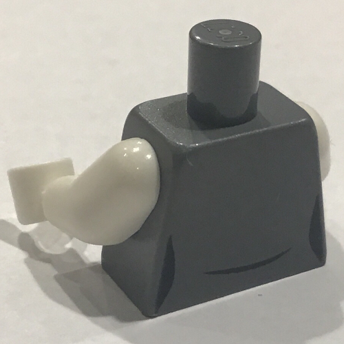 LEGO PART 973c27h27pr9995 Torso Tank Top with White Neck with Red ...