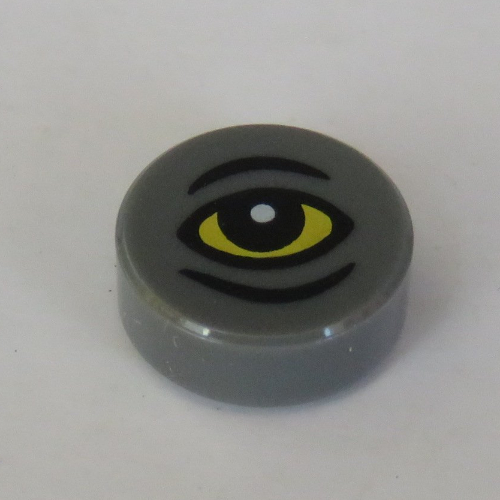 LEGO PART 98138pr0097 Tile Round 1 x 1 with Eye Print | Rebrickable ...