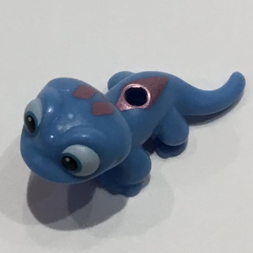 LEGO PART 84307pr0001 Animal, Salamander with Bright Light Blue Eyes ...