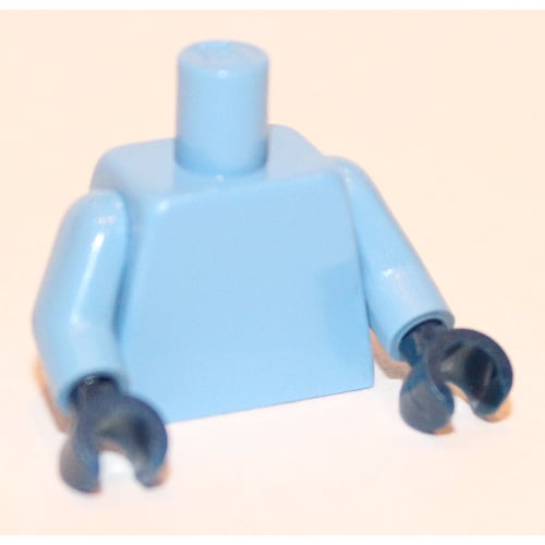 LEGO PART 973c32h05 Torso, Medium Blue Arms, Dark Blue Hands [Plain ...